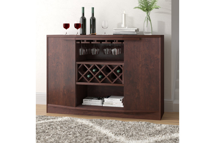Milana shabby elegance distressed bar cabinet store